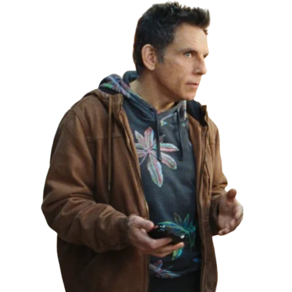 Ben Stiller Nutcrackers Brown Hooded Jacket | America Suits