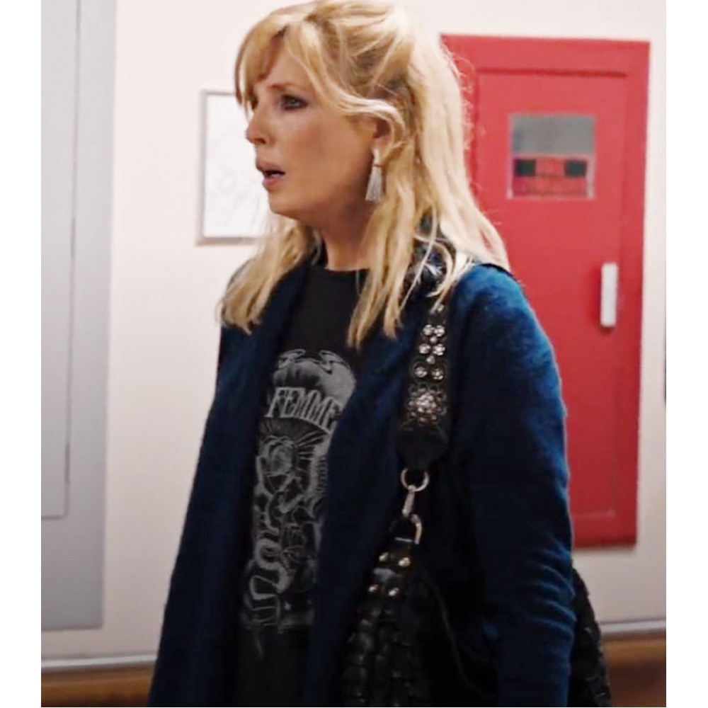 Beth Dutton Yellowstone S04 Blue Coat | Kelly Reilly Cardigan Coat ...