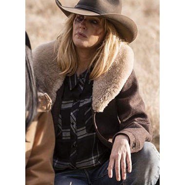 Yellowstone Beth Dutton Leather Coat