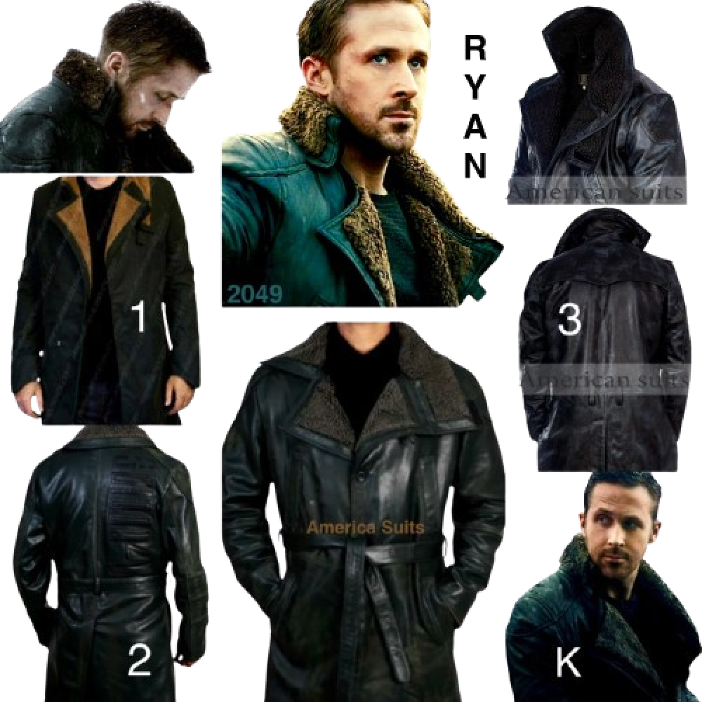 Blade Runner 2049 Ryan Gosling Leather Jacket & Coat | Officer K Jacket ...