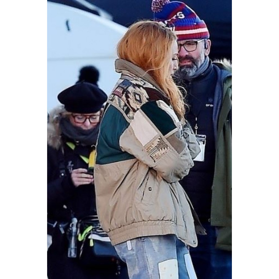 Blake Lively Cotton Jacket | AmericaSuits