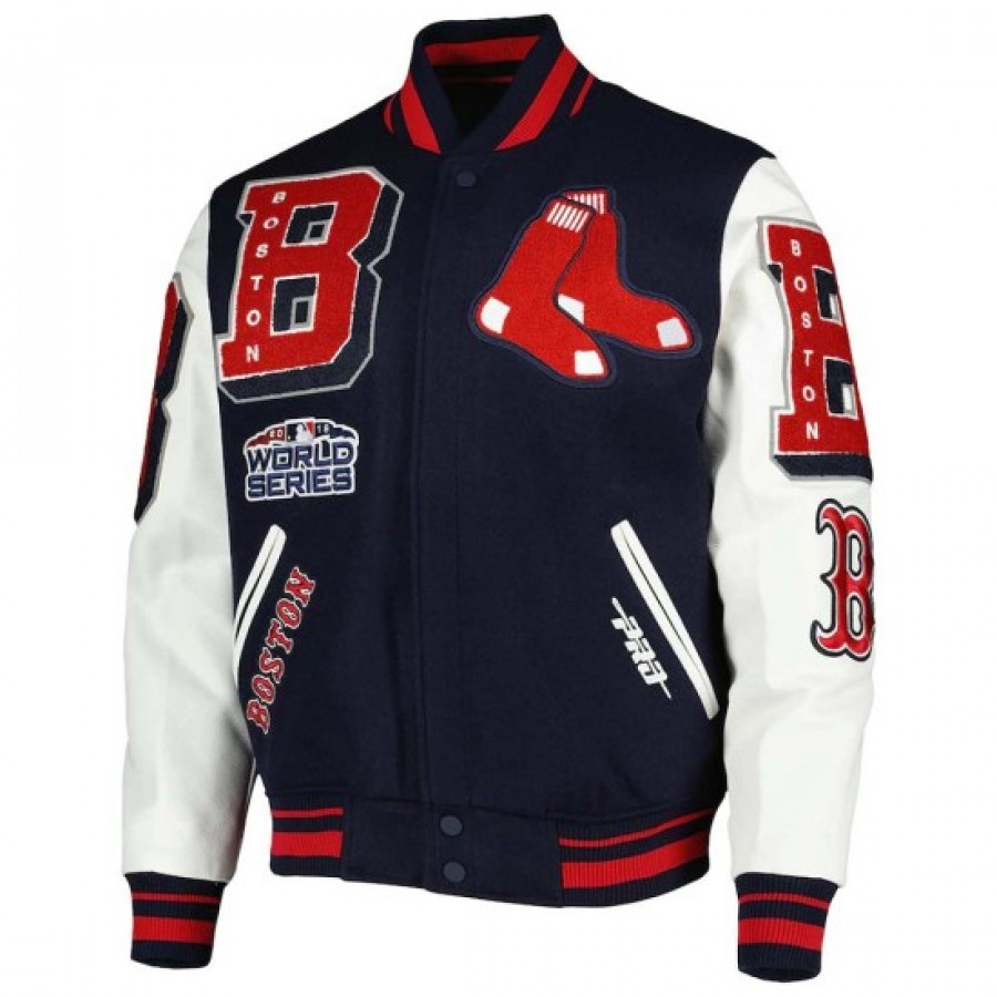 Boston Sox Mash Up Varsity Jacket | America Suits