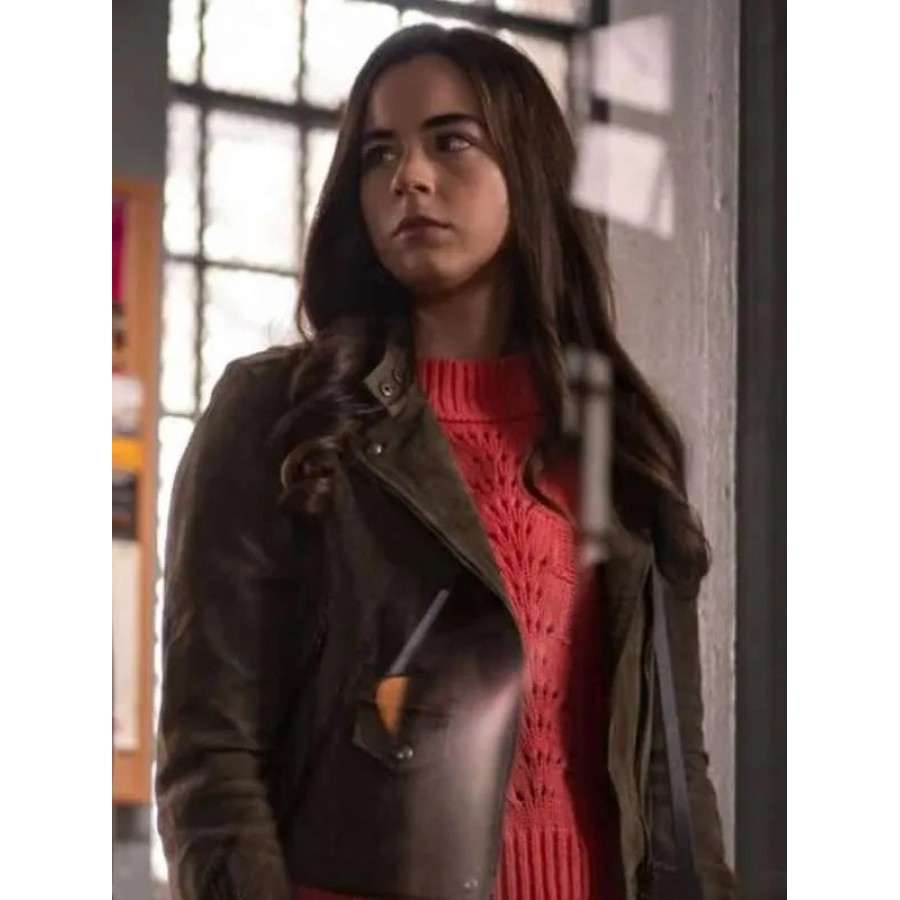 Callie Sadecki Yellowjackets Suede Jacket