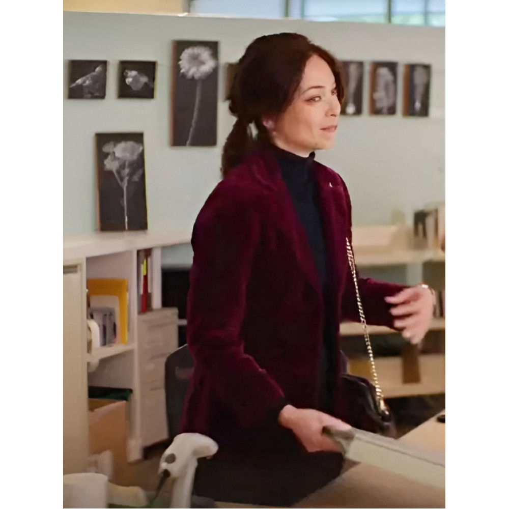 Cassandra Lee Murder in a Small Town Velvet Blazer