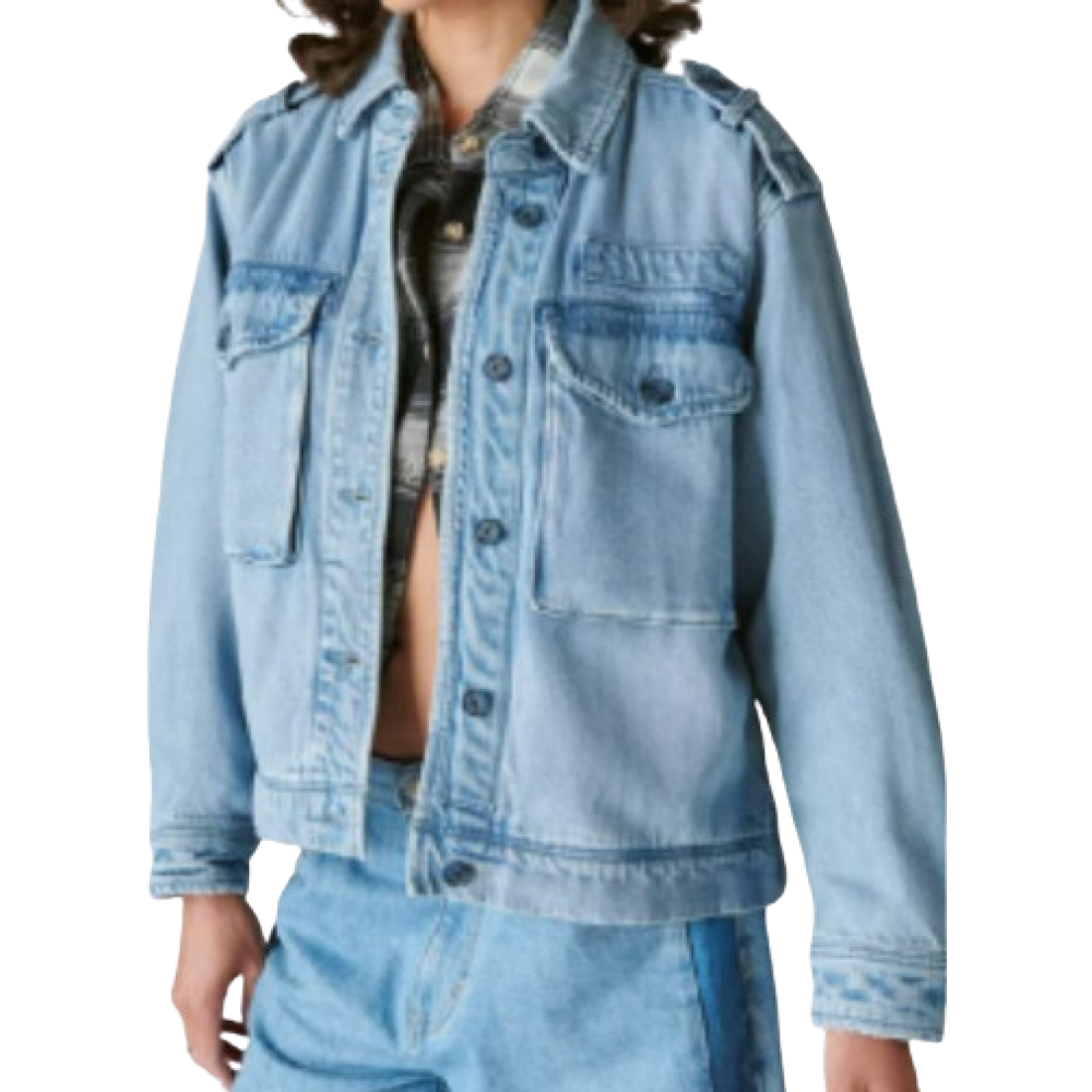 Chicago Fire S13 Hanako Greensmith Denim Jacket | America Suits