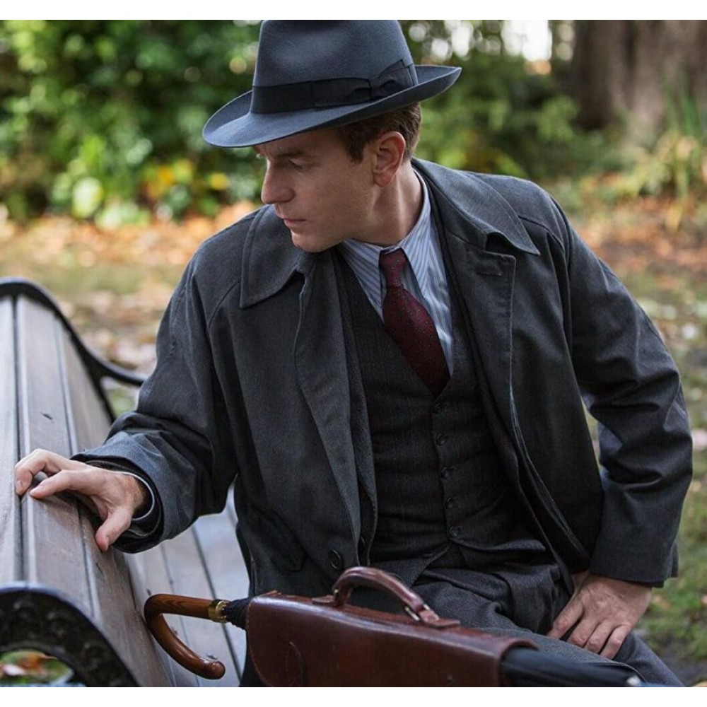 Christopher Robin Blue Trench Coat | americasuits.com