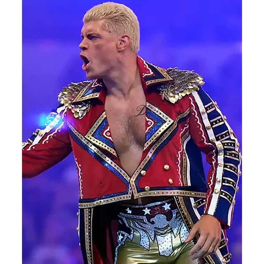 Cody Rhodes Military Coat | America Suits