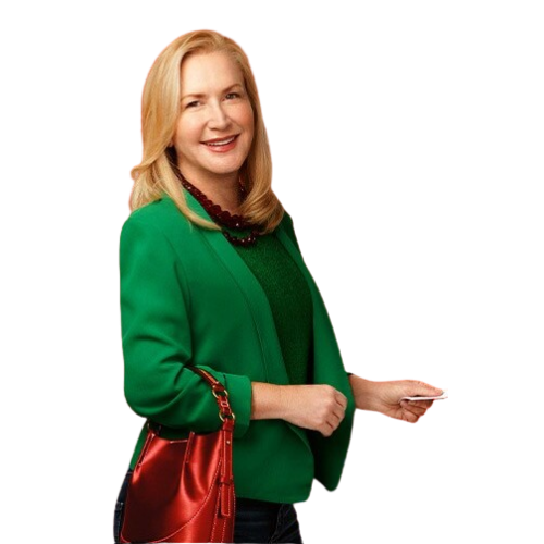 Confessions Of A Christmas Letter Angela Kinsey Green Coat