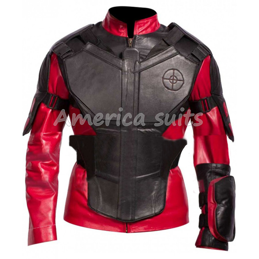 Deadshot Suicide Squad Leather Jacket