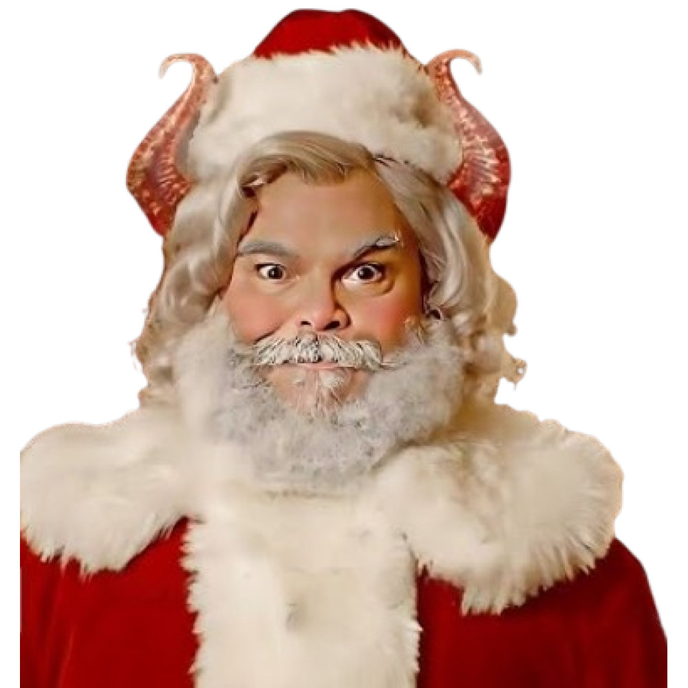 Dear Santa Jack Black Red Santa Claus Coat | America Suits