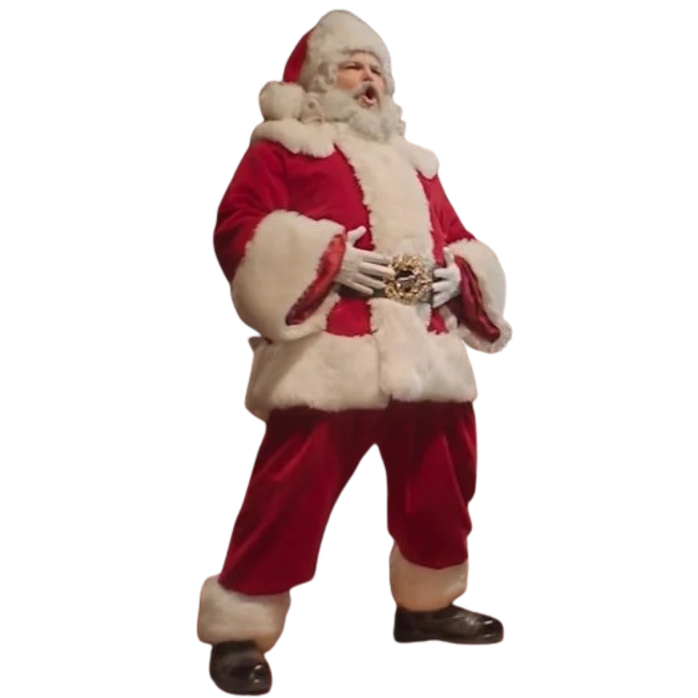 Dear Santa Jack Black Red Santa Claus Coat | America Suits