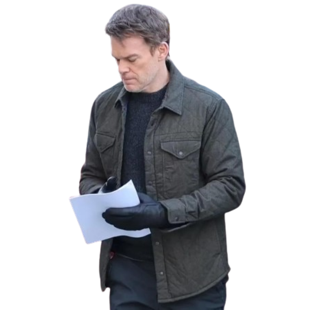Dexter Resurrection Dexter Green Quilted Jacket | Dexter Jacket ...