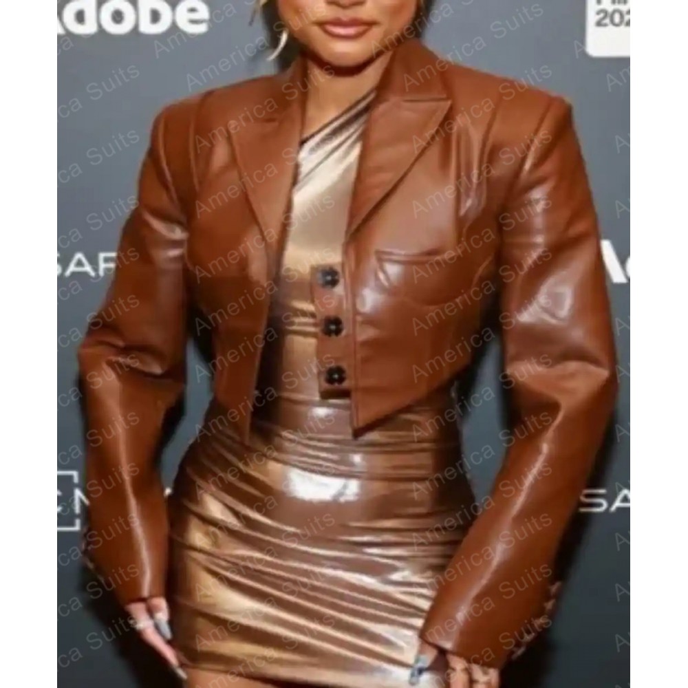 Divinity 2023 Karrueche Tran Leather Jacket | America Suits