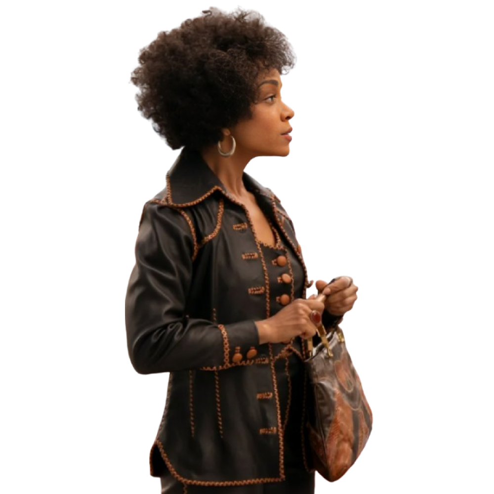 Duster Nina Hayes Black Jacket | America Suits