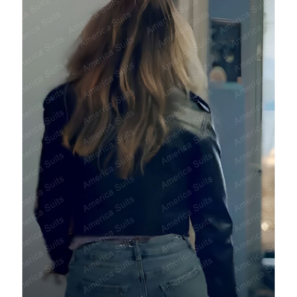 Elevator Game Madison MacIsaac Leather Jacket | AmericaSuits