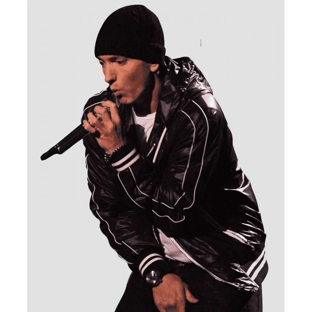 Eminem 52 Grammy Awards Show Black Hooded Jacket