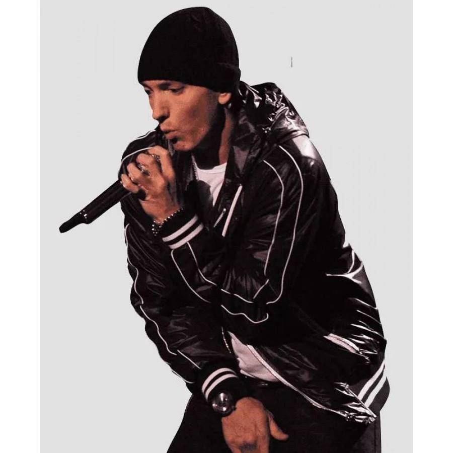 Eminem 52 Grammy Awards Show Black Hooded Jacket