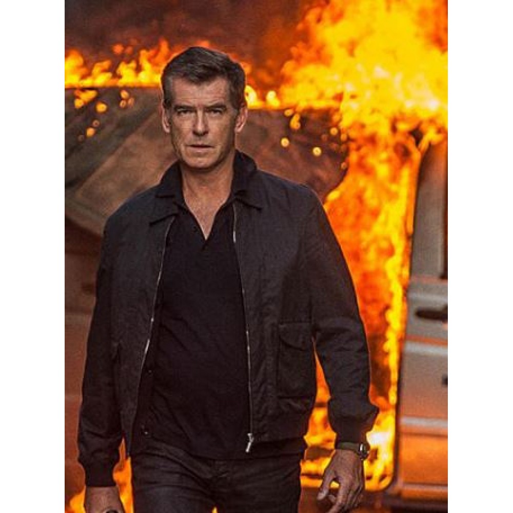 Fast Charlie Pierce Brosnan cotton Jacket | AmericaSuits