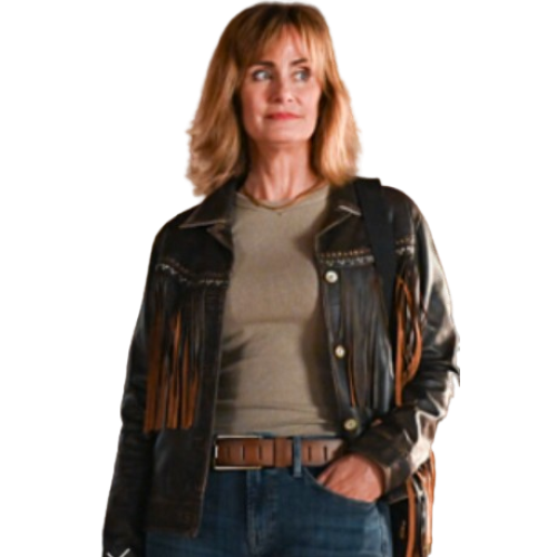 Fire Country S03 Sharon Leone Fringe Jacket | America Suits