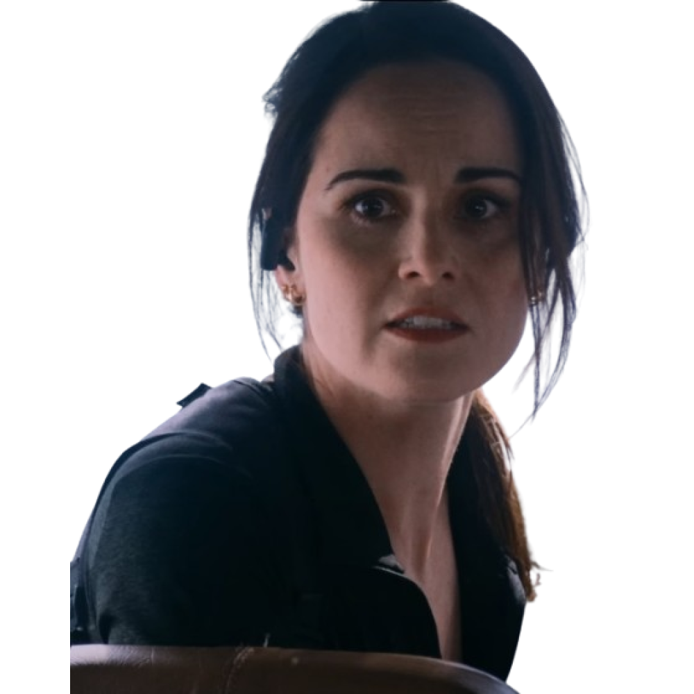 light Risk 2025 Michelle Dockery Black Jacket | Buy Movie-Inspired ...