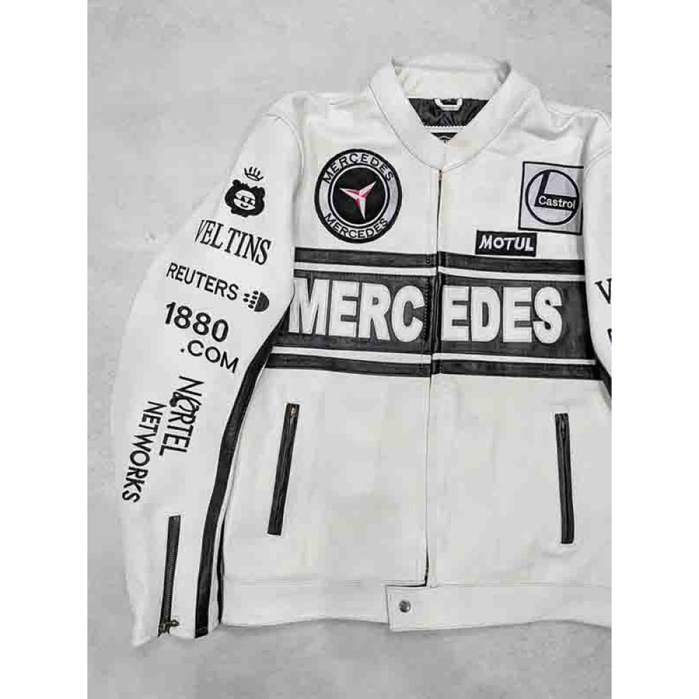 Formula 1 Mercedes Leather Jacket