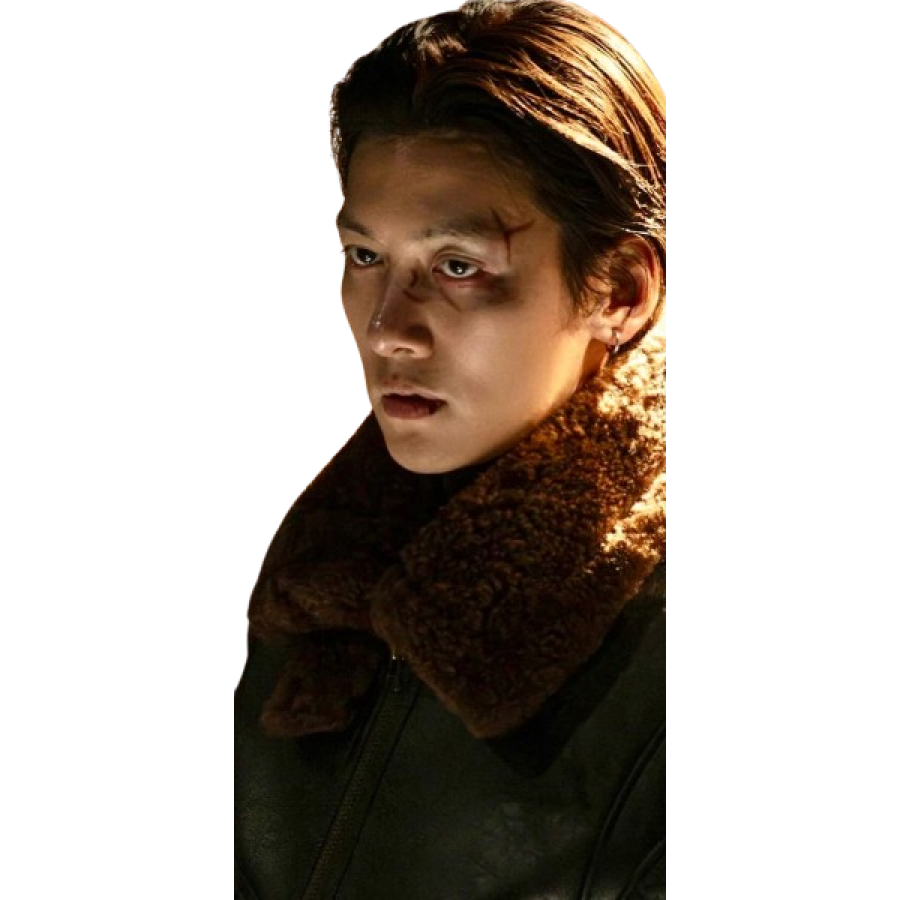 Gangnam B Side Yoon Gil ho Faux Shearling Jacket | America Suits
