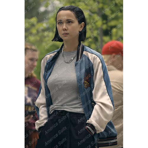 Gen V 2023 London Thor Blue Varsity Jacket | America Suits