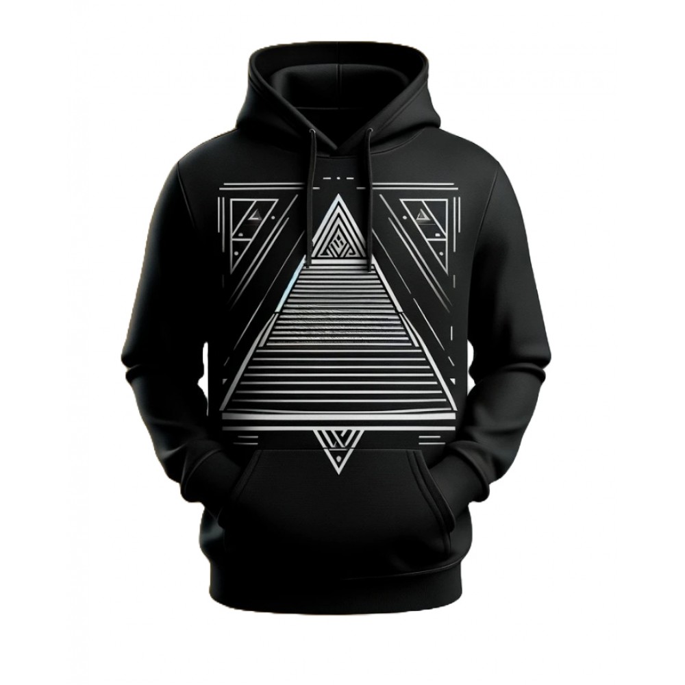 Geometric Pattern Hoodie