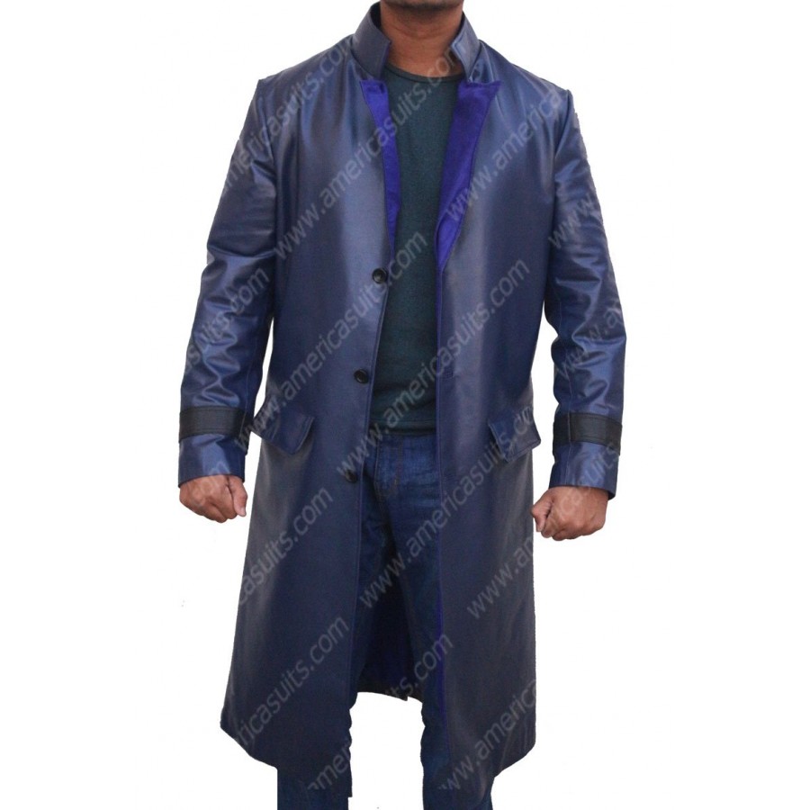 Glass Samuel Jackson Trench Coat | americasuits.com