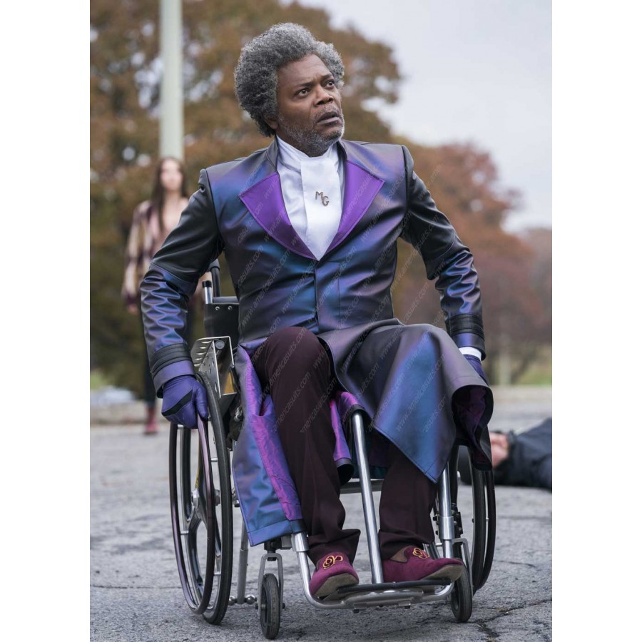 Glass Samuel Jackson Trench Coat | americasuits.com