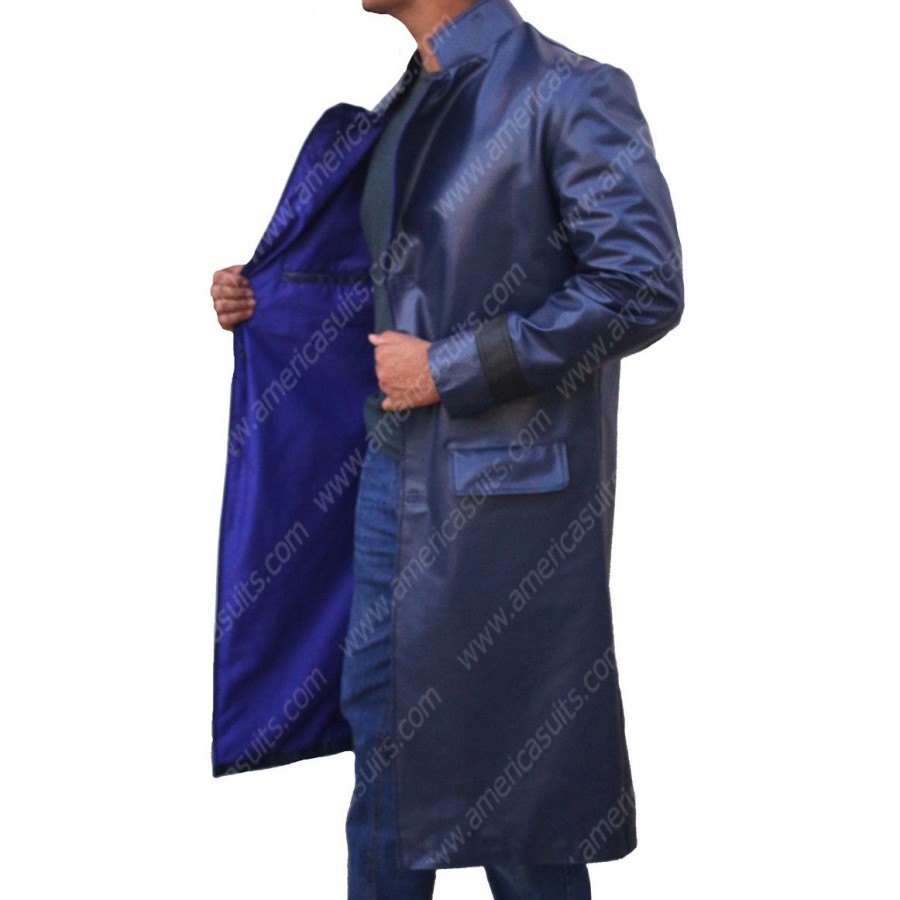 Glass Samuel Jackson Trench Coat | americasuits.com