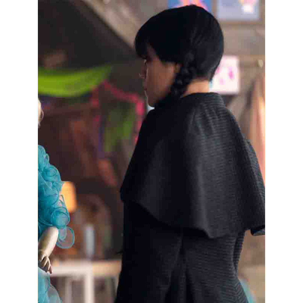 Goody Addams Wednesday S02 Black Coat