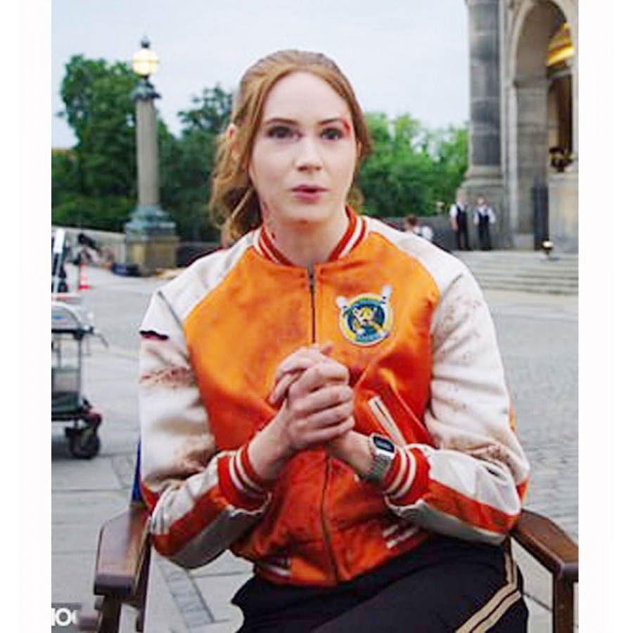 Gunpowder Milkshake Sam Orange Jacket