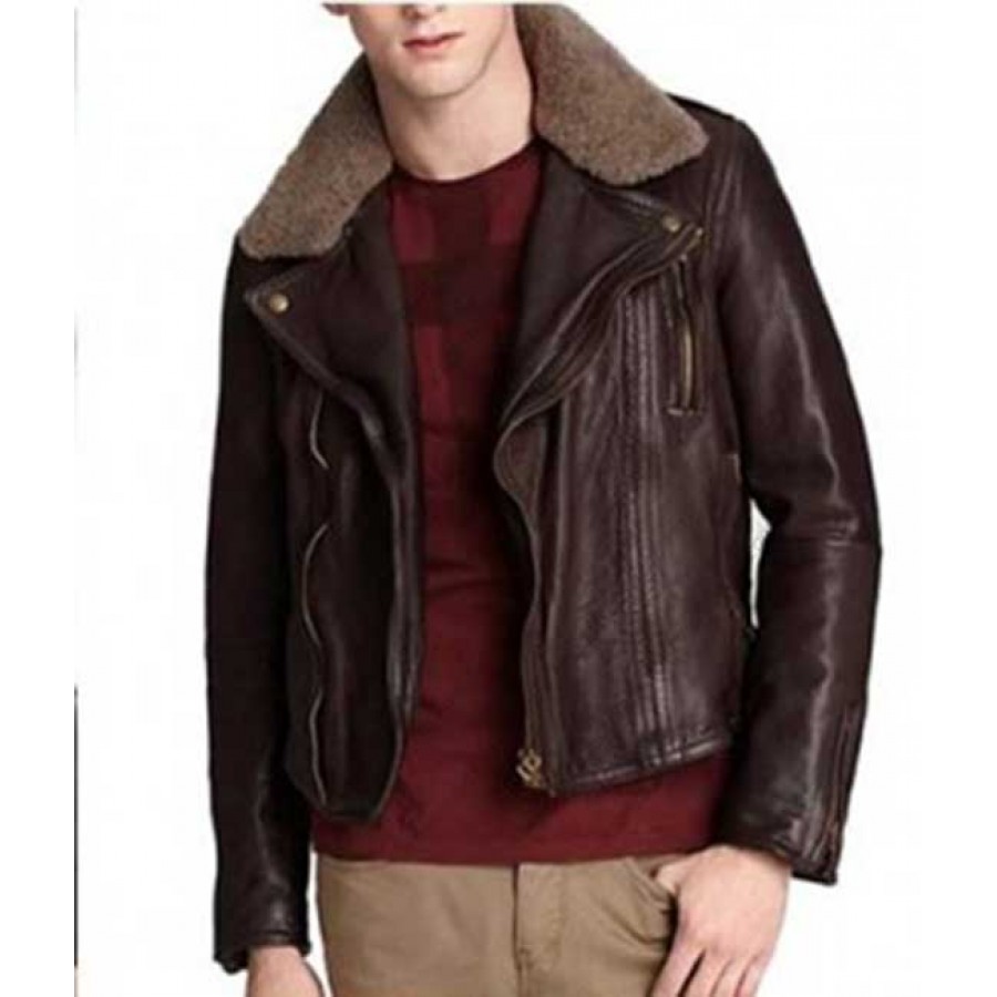Harry Styles Brown Leather Jacket