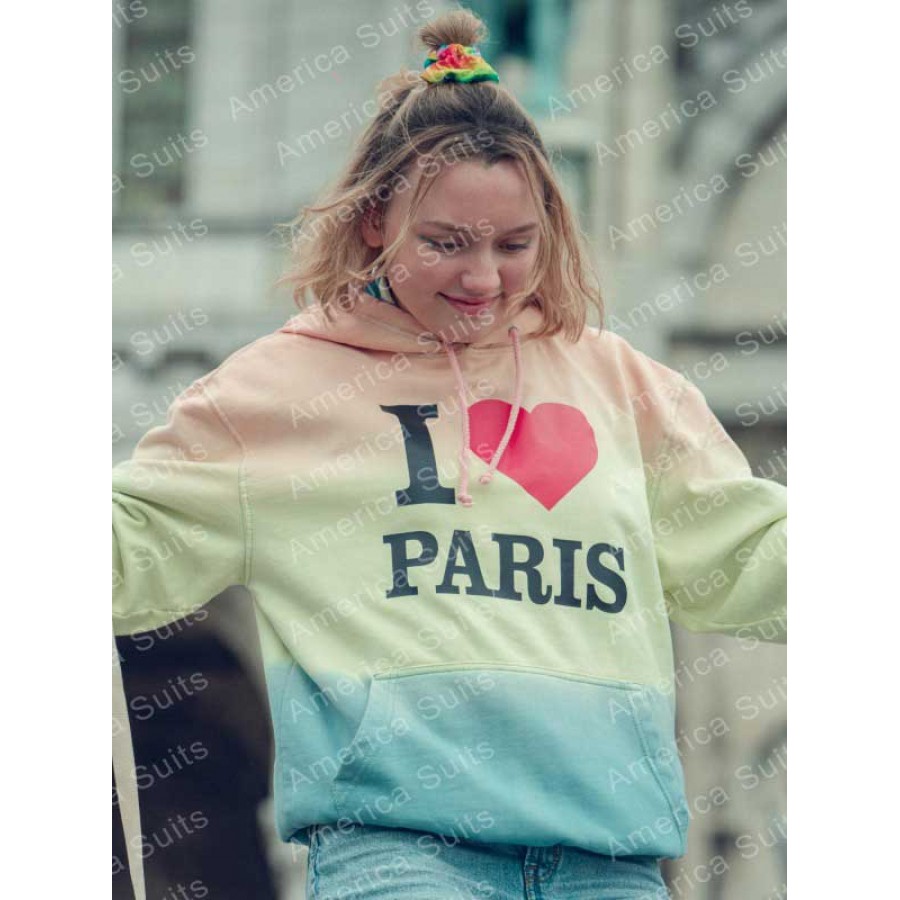 Heartstopper Kizzy Edgell I Love Paris Hoodie