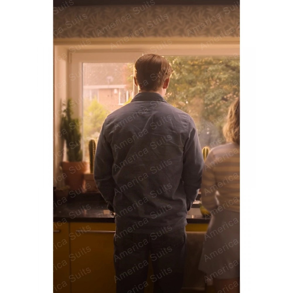 Heartstopper S02 Kit Connor Blue Corduroy Jacket | FLAT 20% OFF