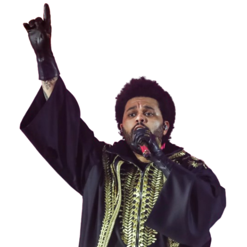 Hurry Up Tomorrow The Weeknd Golden Embroidered Hooded Coat