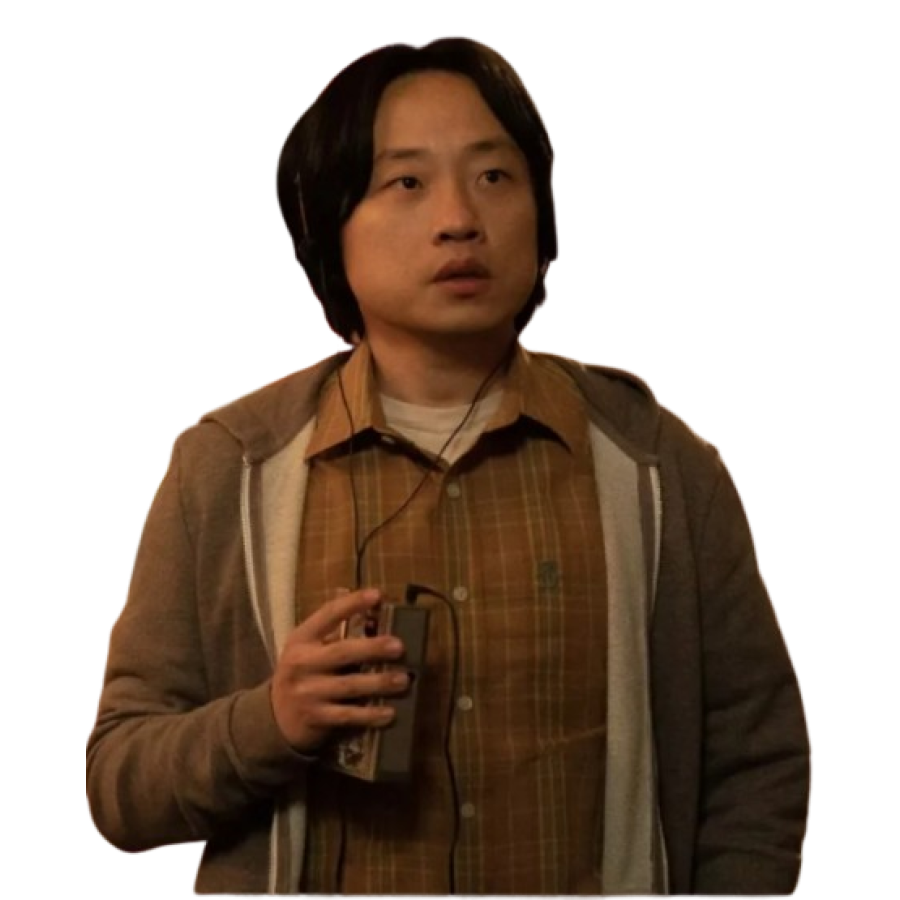 Interior Chinatown Jimmy O Yang Brown Hoodie