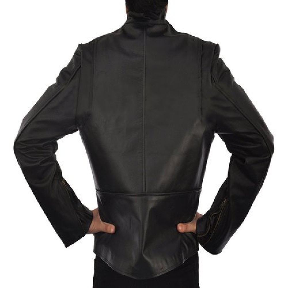 Iron Man Classic Black Leather Jacket