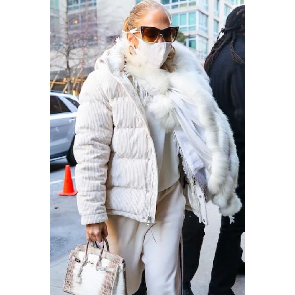 Jennifer Lopez Hooded Jacket | AmericaSuits