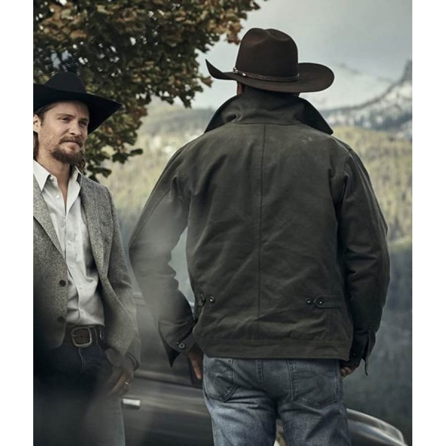 John Dutton Season 3 Jacket | Yellowstone Black Ranch Jacket – America ...
