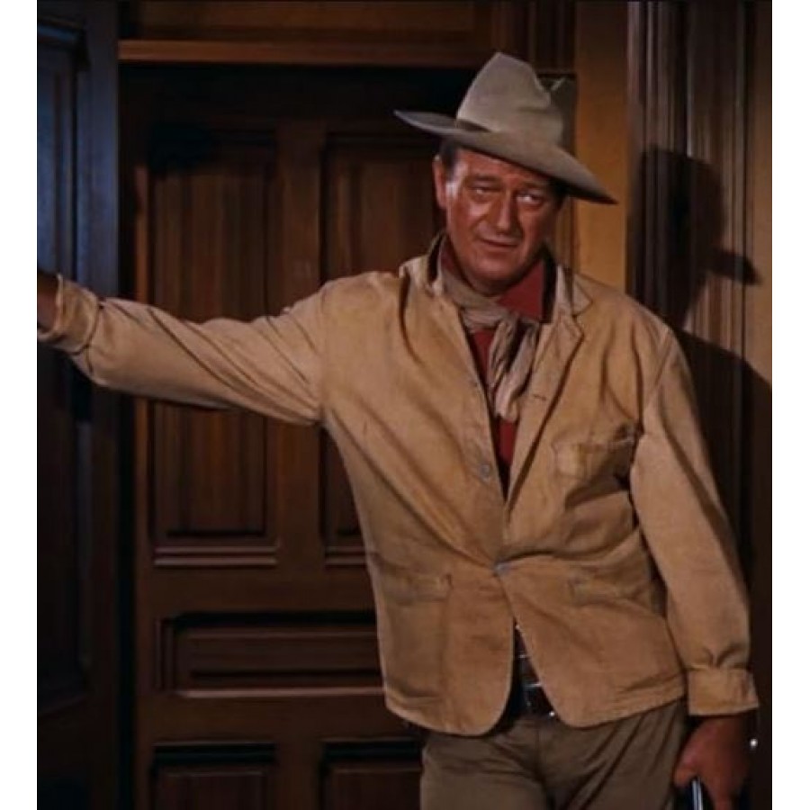 John Wayne Rio Bravo Brown Jacket | AmericaSuits