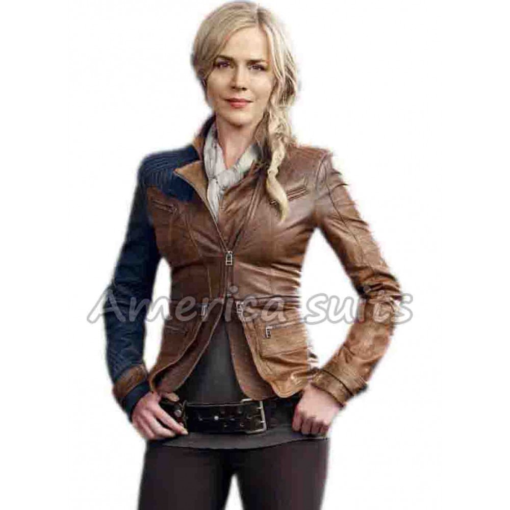Julie Benz Defiance Leather Jacket
