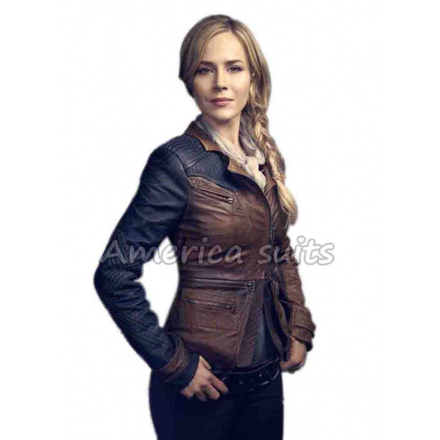 Julie Benz Defiance Leather Jacket