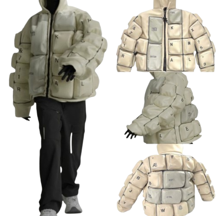 Keyboard Puffer Jacket | Keyboard Jacket | America Suits