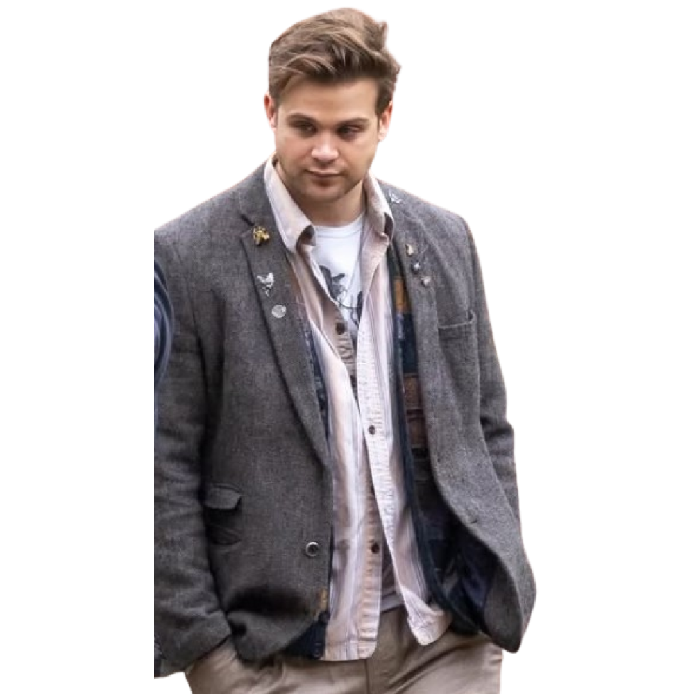 Leo Woodall Prime Target Edward Brooks Coat | America Suits