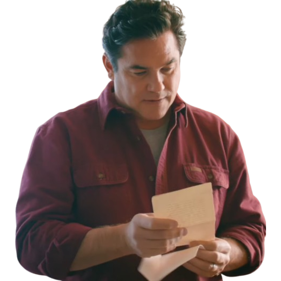 Letters At Christmas 2024 Dean Cain Wool Jacket