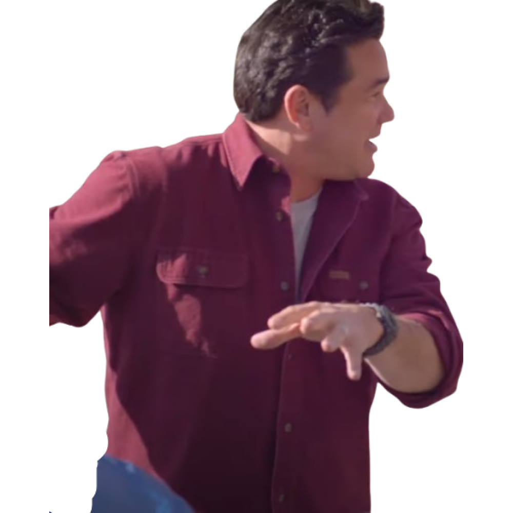 Letters At Christmas 2024 Dean Cain Wool Jacket