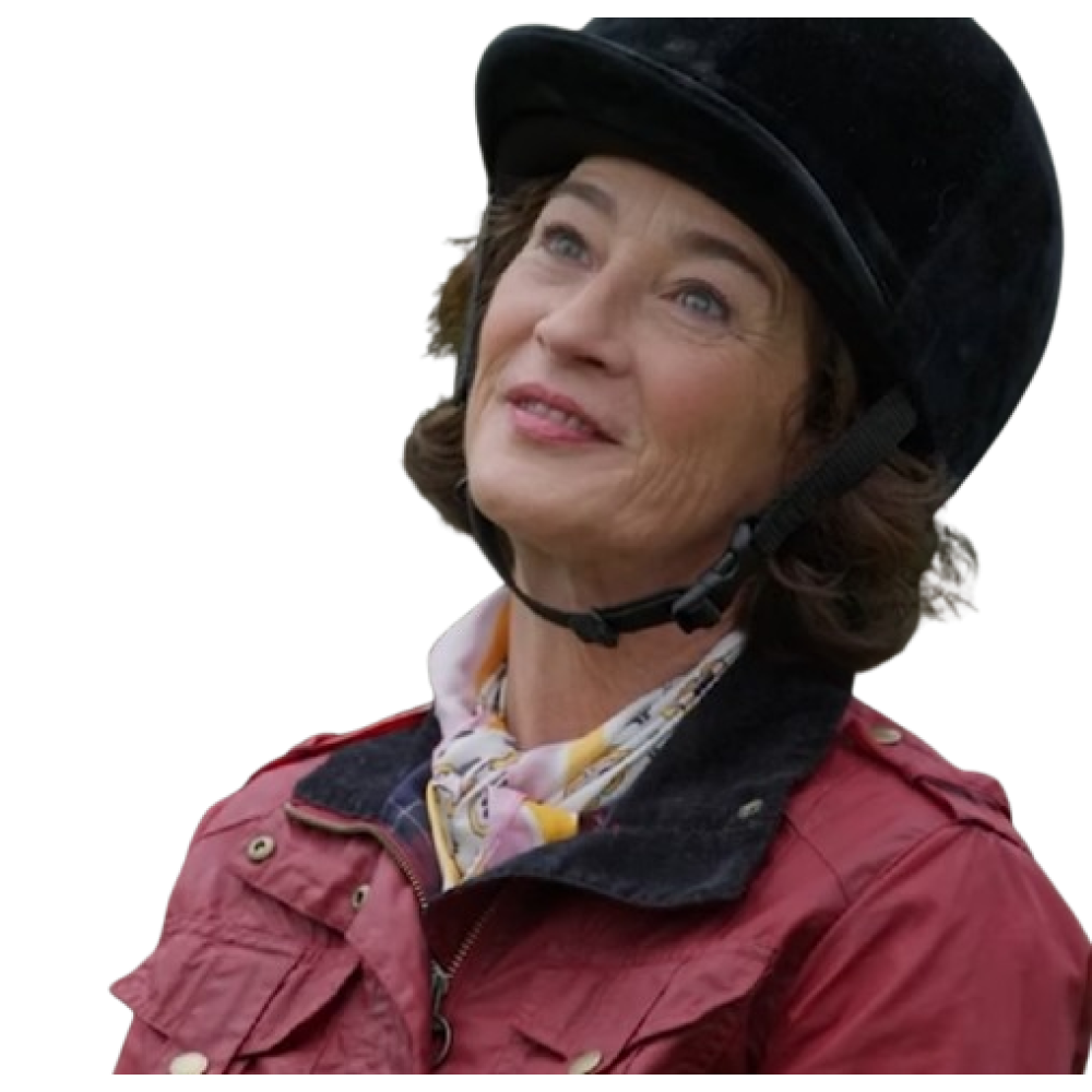 Love of the Irish 2025 Moira Kelly Maroon Parka Jacket | America Suits