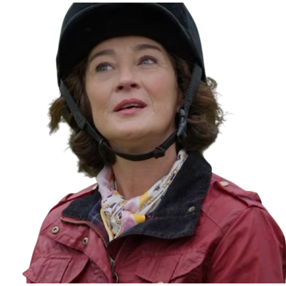 Love of the Irish 2025 Moira Kelly Maroon Parka Jacket | America Suits